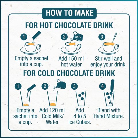 Senso Hot Chocolate Premix ( 6 Sachets of 25 gm) - SENSO FOODS | Tea ...