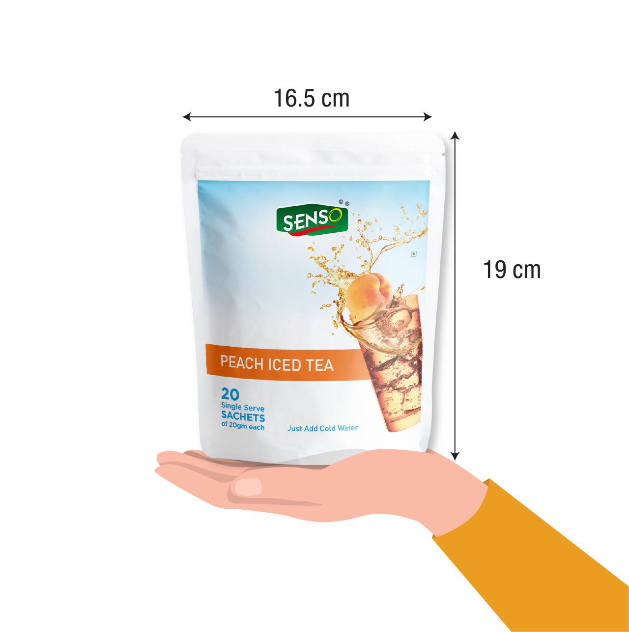 Peach Ice Tea Premix (20 Sachets 20g) instant ready to drink Iced Tea ...